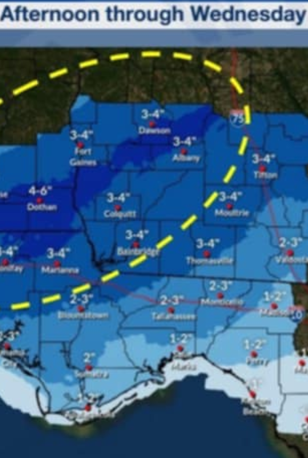Weather Alert Map Artic Blast Map – Lanier County News