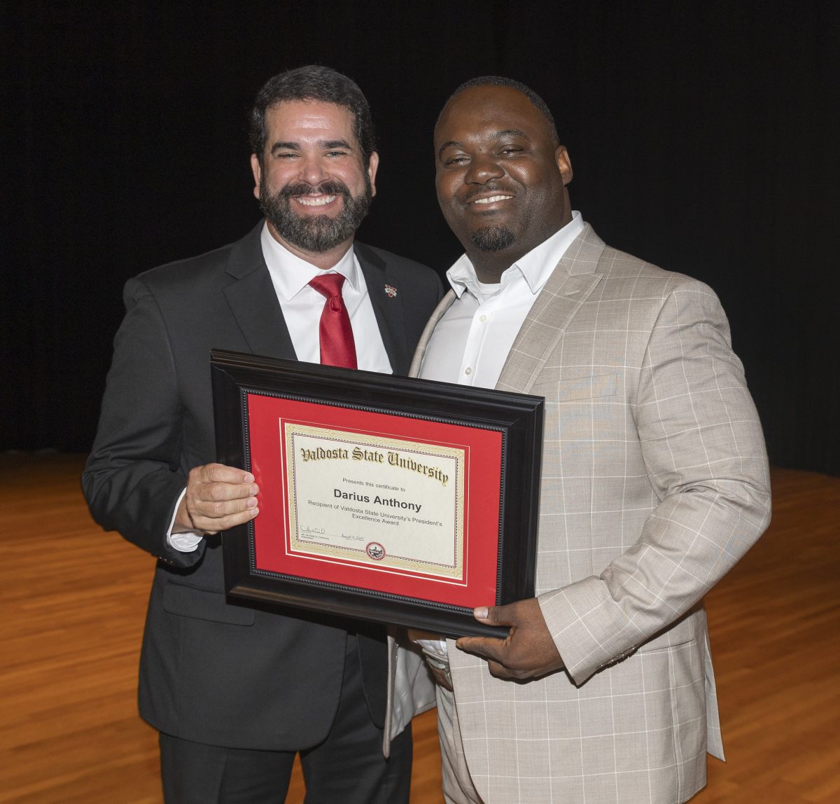 Meet Darius Anthony, Winner of VSU’s 2025 Presidential Excellence Award ...