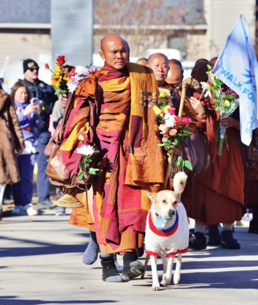 Buddhist Monks’ ‘Walk for Peace’ Reaches Georgia-South Carolina Line as ...