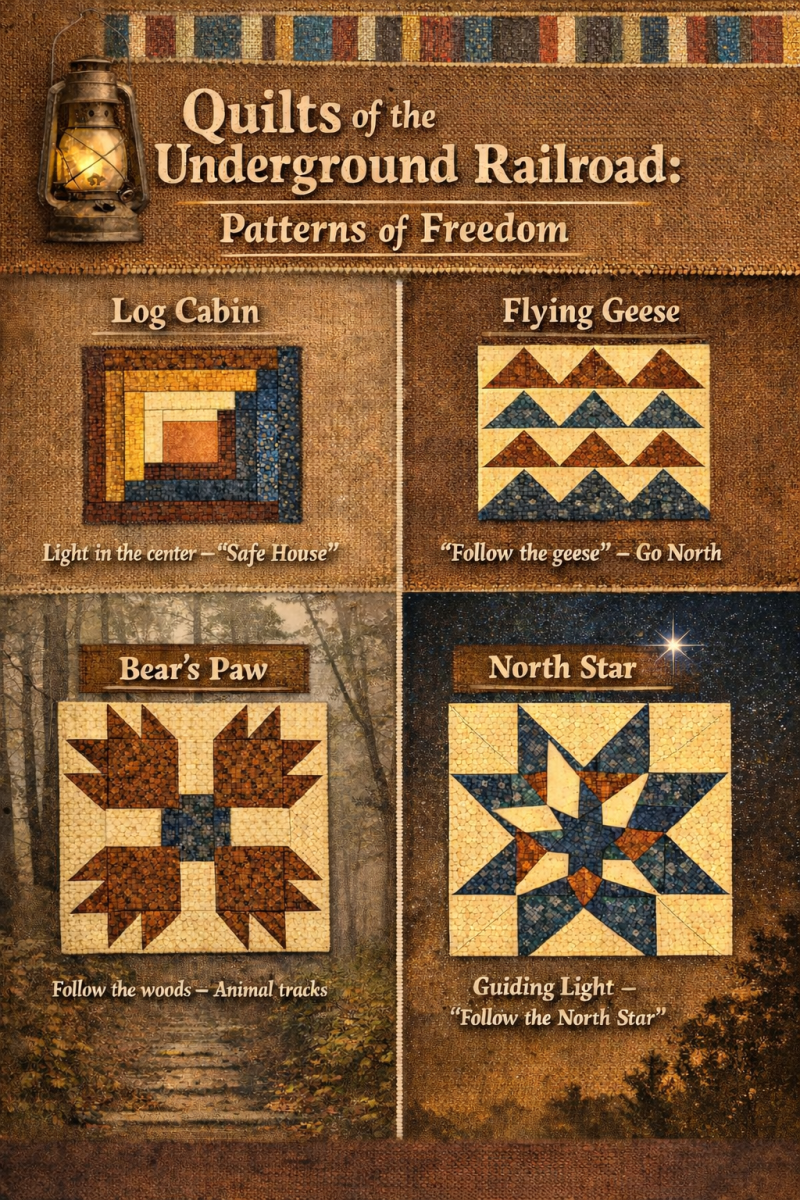 Stitched With Courage: Lakeland Quilt Show Threads Underground Railroad ...