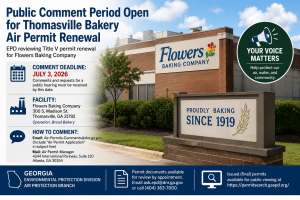 Public Comment Period Open for Thomasville Bakery Air Permit Renewal ...